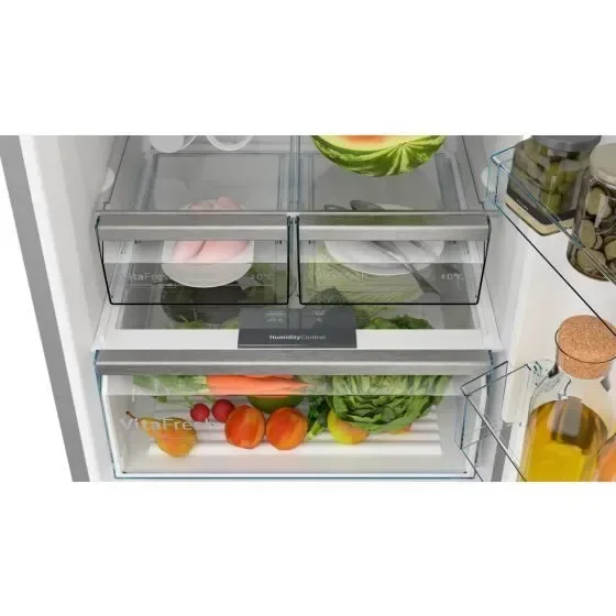 ثلاجة بوش فريزر سفلي 483لتر اينوكس تركيKGN55VI2E9 - Brico Plan-it